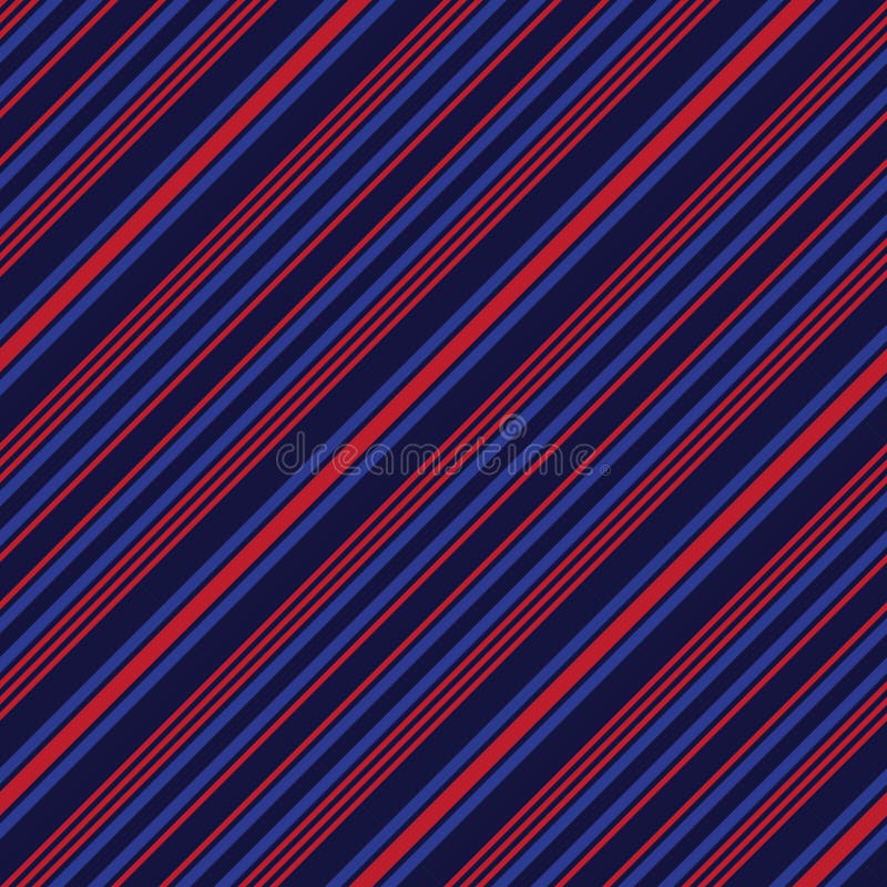 Red and Blue Stripe Seamless Pattern Background in Diagonal Style Stock ...