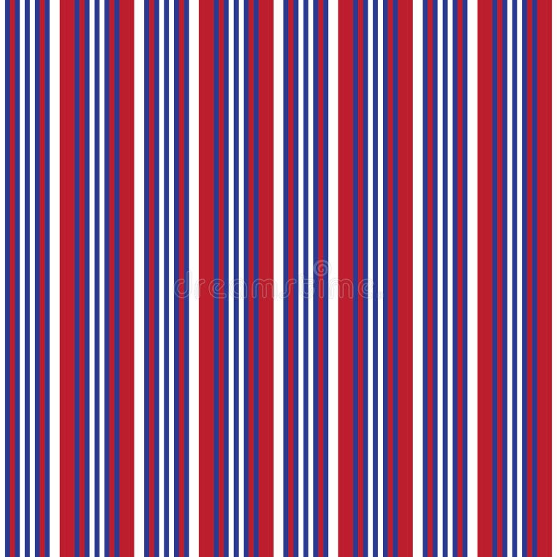Red and Blue Stripe Seamless Pattern Background in Vertical Style Stock ...