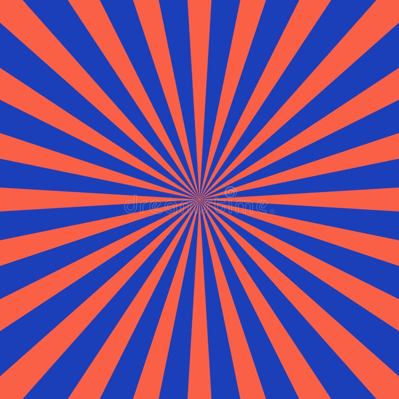 Red and Blue Sunburst Modern Background Stock Vector - Illustration of ...