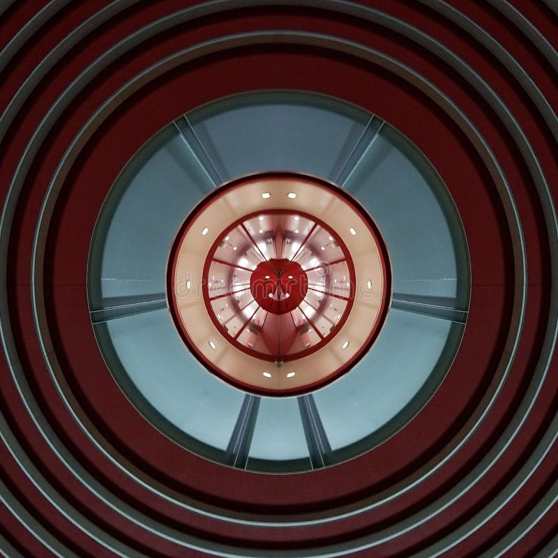 Red blue target night shot stock photo. Image of window - 231472838