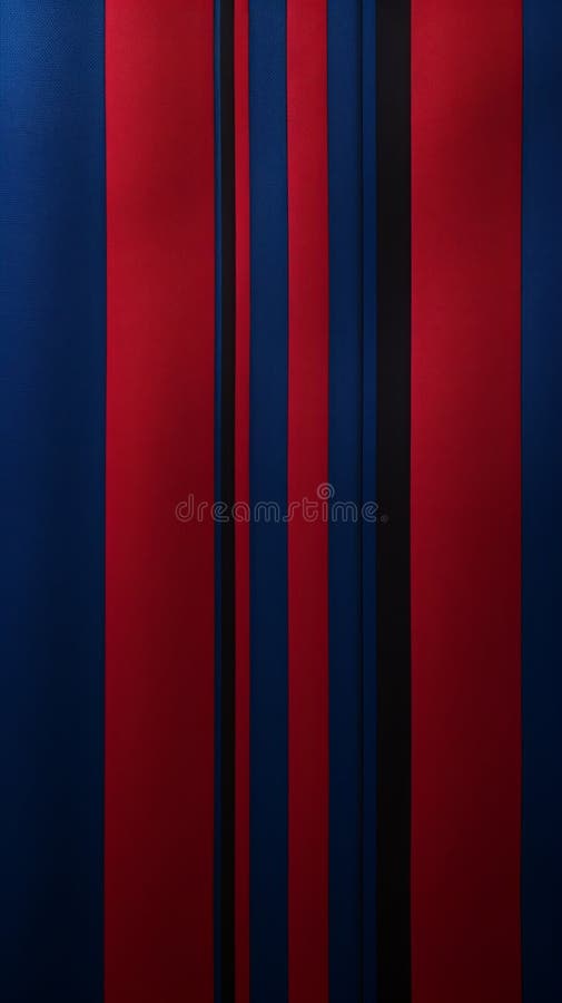 A Red and Blue Wall with Vertical Stripes Stock Illustration ...