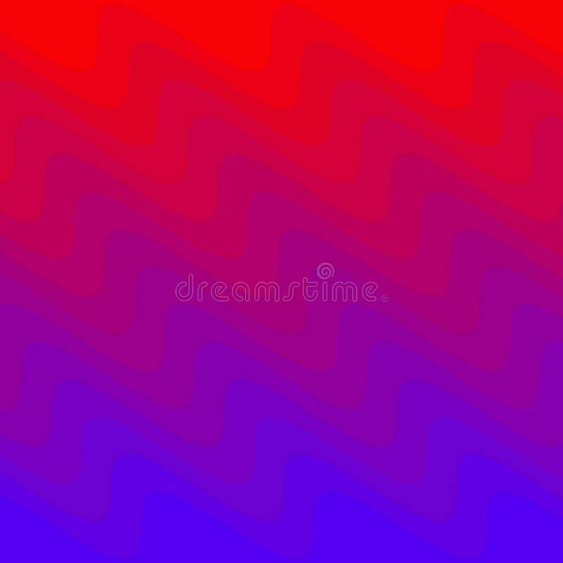 Red Blue Wave Lines Backgrounds Stock Illustration - Illustration of ...
