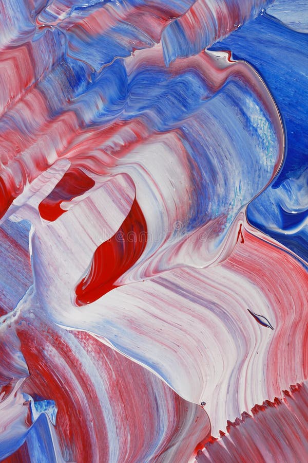 Red and blue waves stock image. Image of media, paints - 116278573