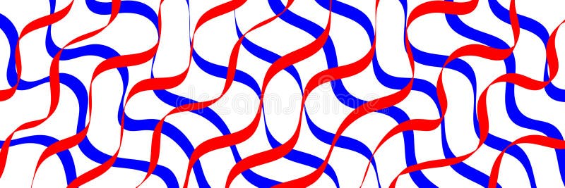 Red and Blue Wavy Lines Pattern on a White Background, Abstract ...