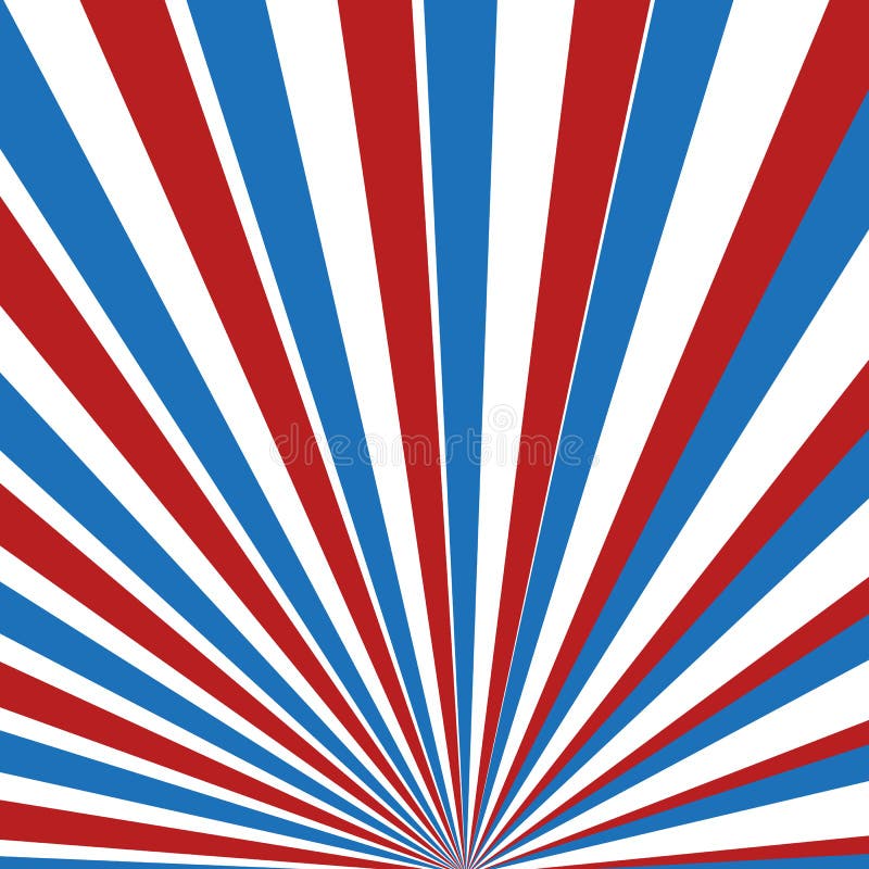 Red, blue and white rays stock vector. Illustration of sunshine - 48036186