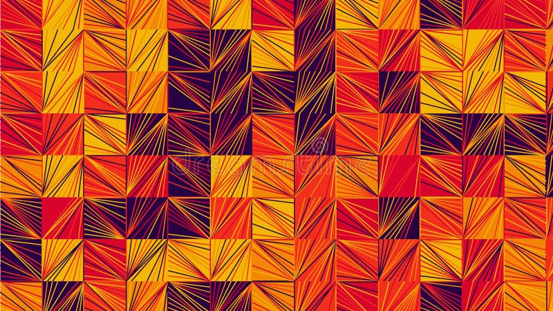 Red, Blue, Yellow and Orange Geometric Pattern, Seamless Wallpaper for ...