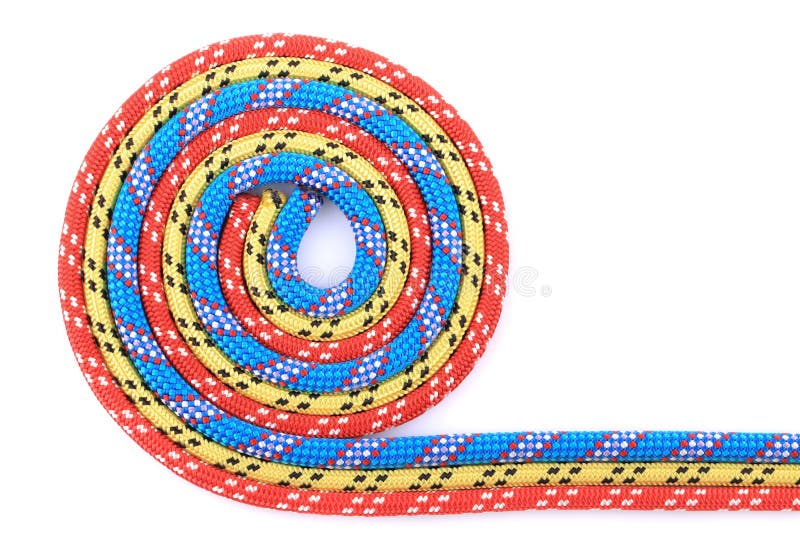 Red blue yellow rope knot stock image. Image of anchor - 23764859