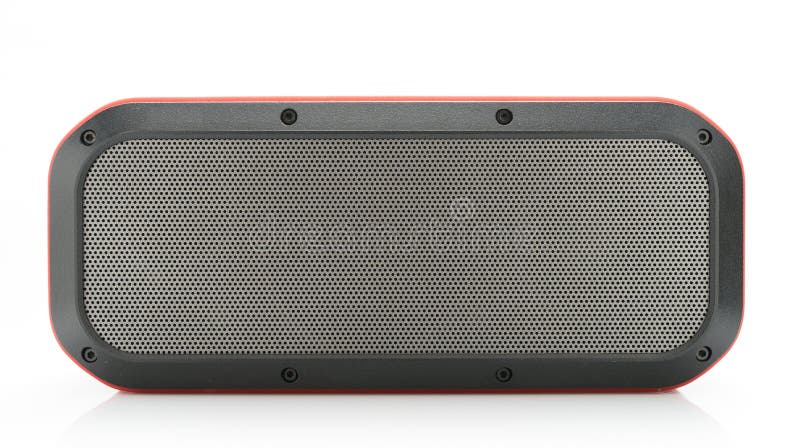 Red Bluetooth Speaker stock photo. Image of bluetooth - 92397282