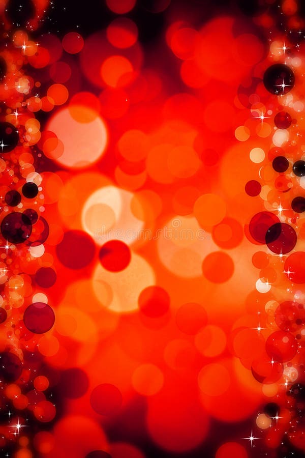 Red Blurry Lights Background Stock Illustration - Illustration of ...