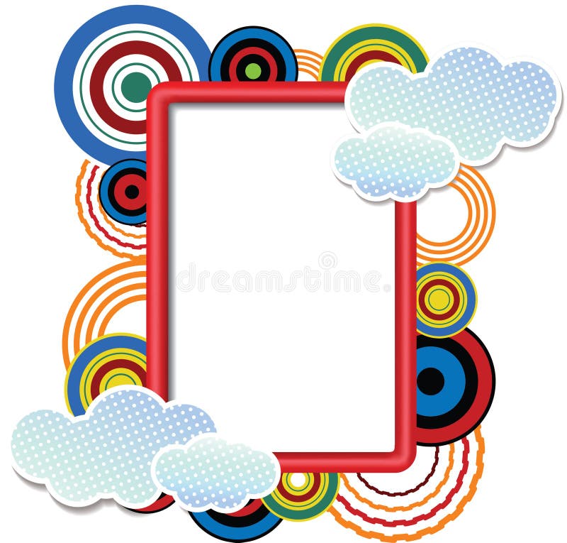 Red board stock vector. Illustration of cloud, elegance - 20441273
