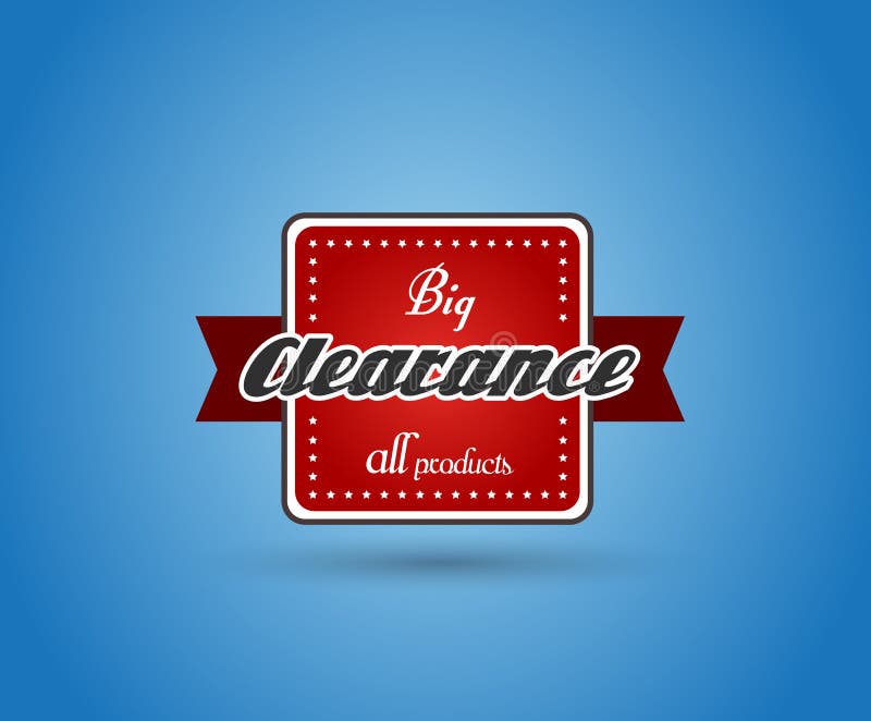 Chalkboard Clearance Sale Poster Sign Banner Stock Illustration ...