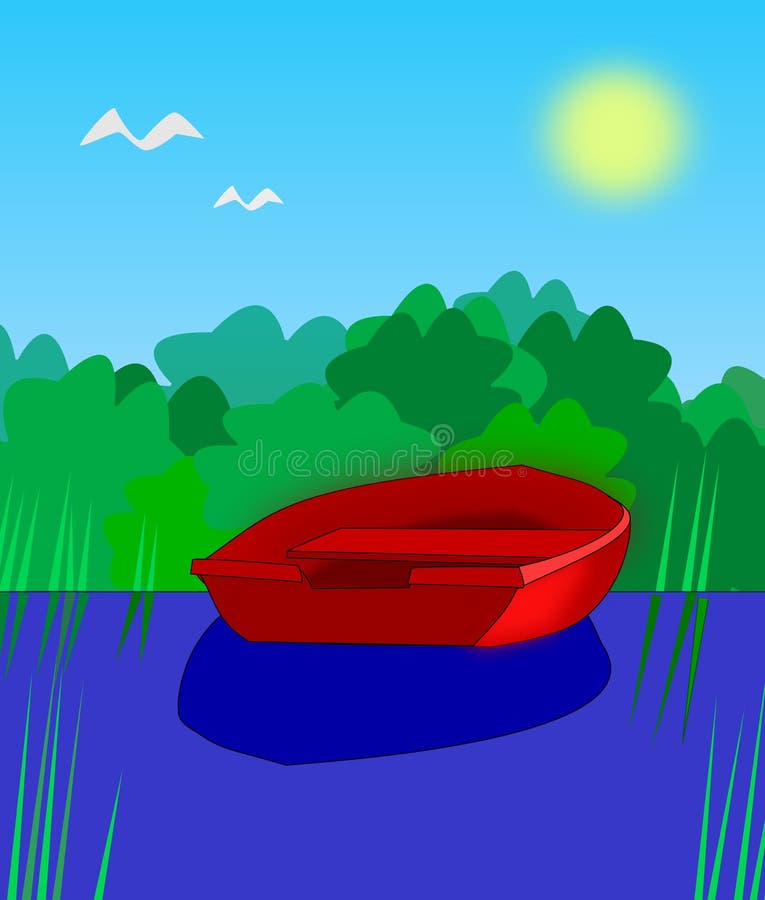Small Red Boat Stock Illustrations – 886 Small Red Boat Stock ...