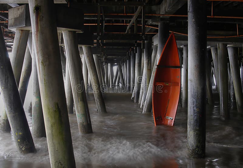 The red Boat stock image. Image of saving, ocean, save - 251059
