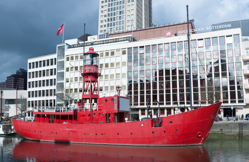 Tug Boat in Rotterdam Harbor Editorial Stock Image - Image of rotterdam ...