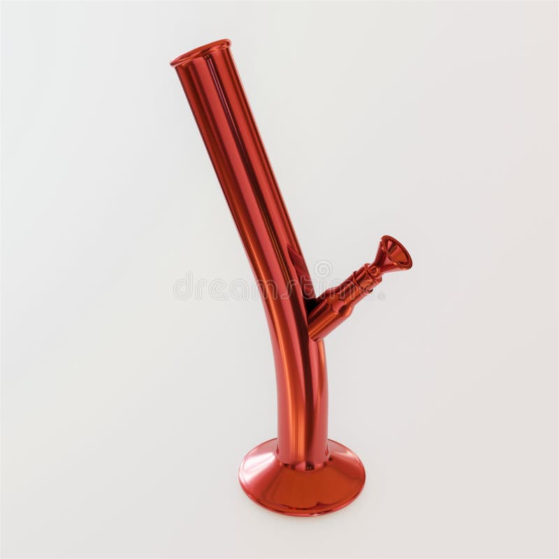 Red Bong stock illustration. Illustration of smoke, cannabis - 252233100