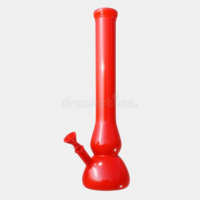 Red Bong stock illustration. Illustration of shisha - 252233055