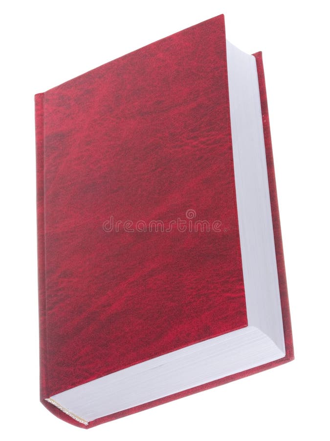 Blank Red Book stock photo. Image of document, hardcover - 16923104