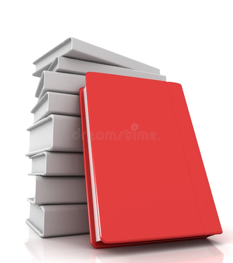 Red book stock illustration. Illustration of reflection - 19213334