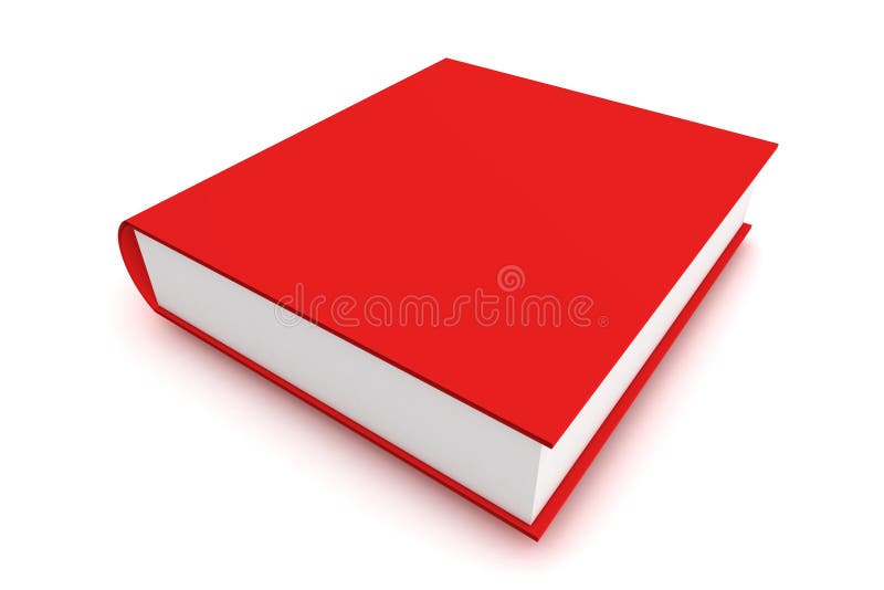 Red book stock vector. Illustration of workbook, painting - 13130766