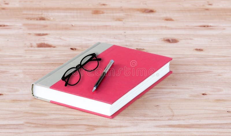 An Old Pen on a Red Book stock image. Image of diary, write - 1926227