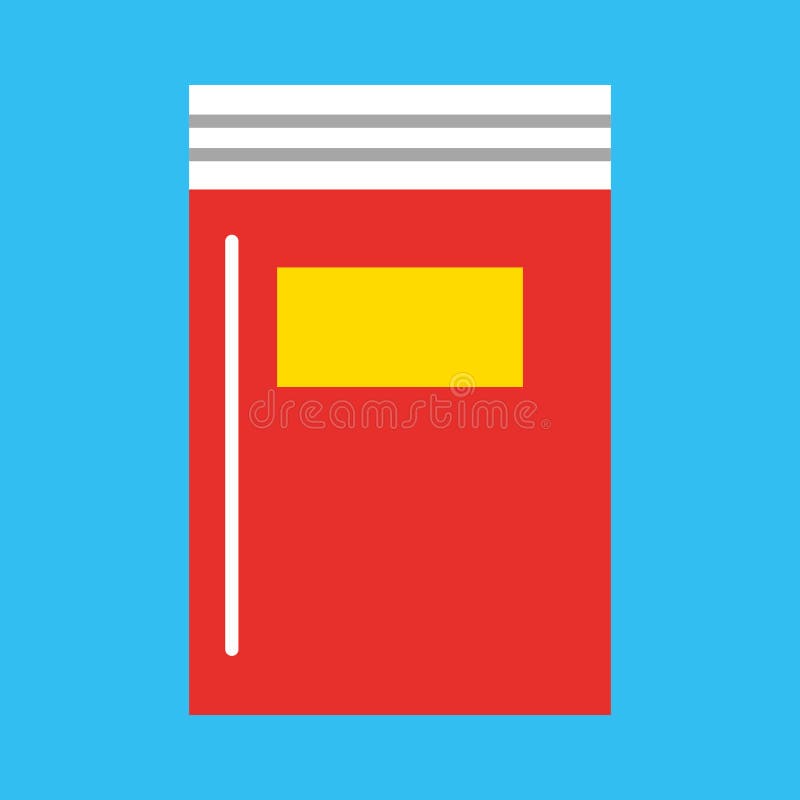 Red book icon. vector stock vector. Illustration of book - 191797687