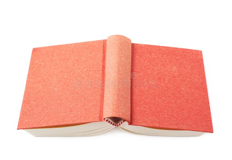 Red book isolated stock photo. Image of cover, notebook - 73788542