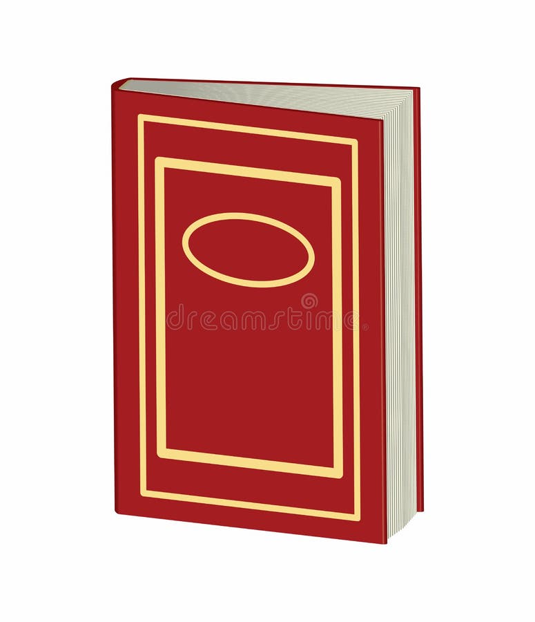 Red book stock vector. Illustration of diary, study, dictionary - 34437815