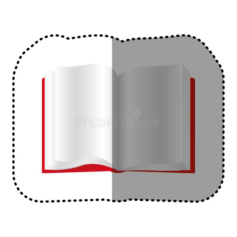 Red book open icon stock illustration. Illustration of knowledge - 88273782