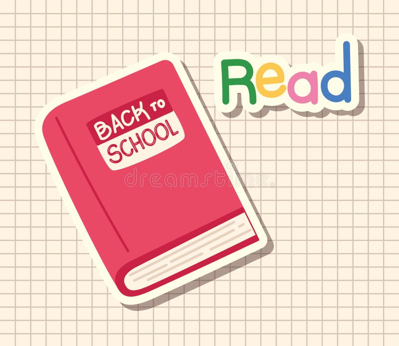 Red book poster stock vector. Illustration of list, remind - 249386758