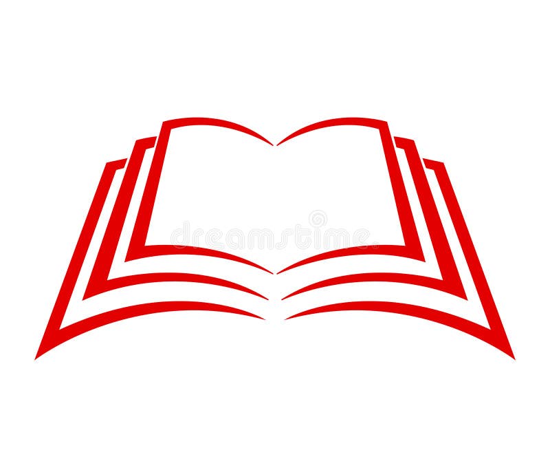 Book Red Sign Emoji Icon Illustration. Education School Vector Symbol ...