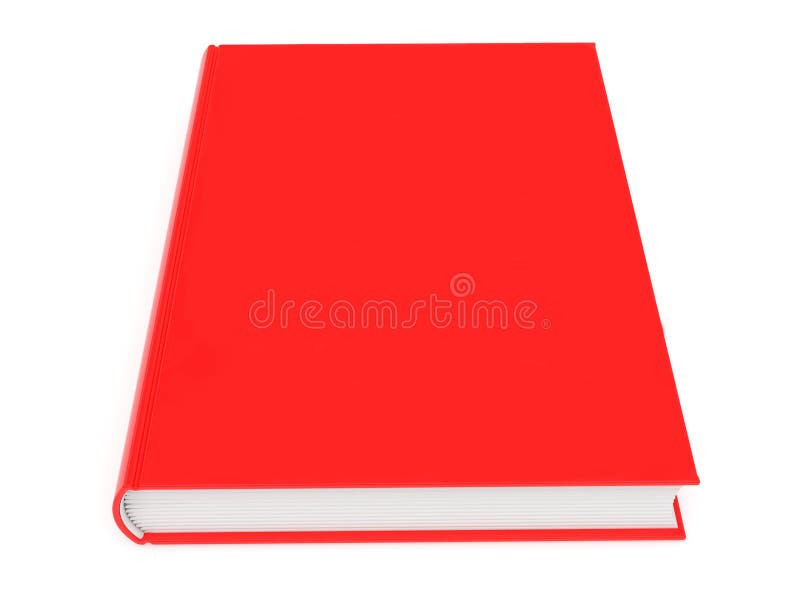Red book stock vector. Illustration of workbook, painting - 13130766