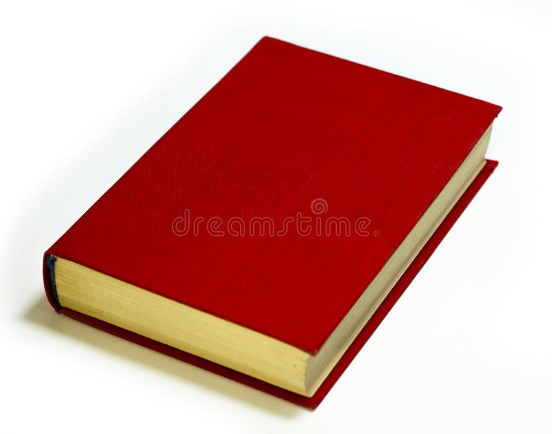 Red Book on White Background Stock Photo - Image of study, education ...