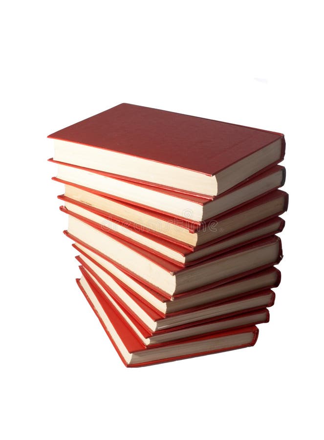 Red books stock image. Image of formation, paper, white - 5000441