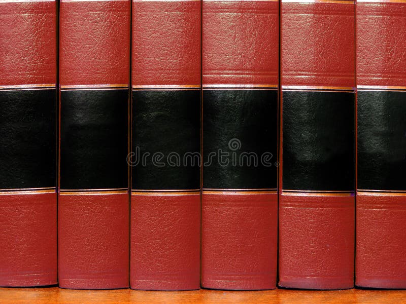 Red Books on Shelf stock photo. Image of learning, court - 26930404