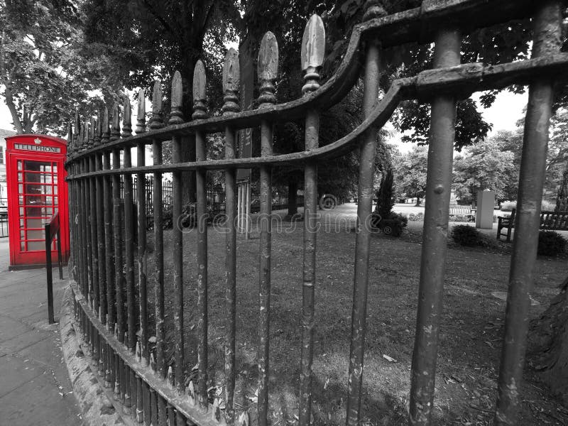 Red booth in London editorial photography. Image of british - 96145592