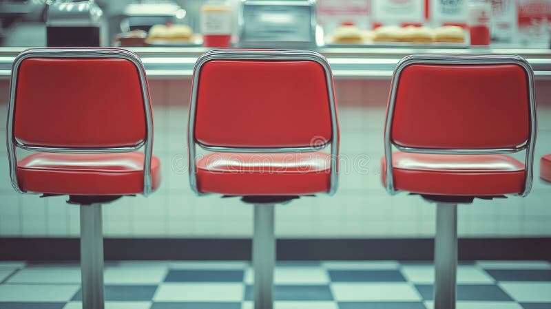 Red Booths and a Checkered Floor are the Defining Features of a Retro ...