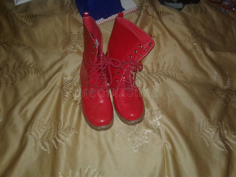 Red boots stock photo. Image of color, boots, redboot - 93297922