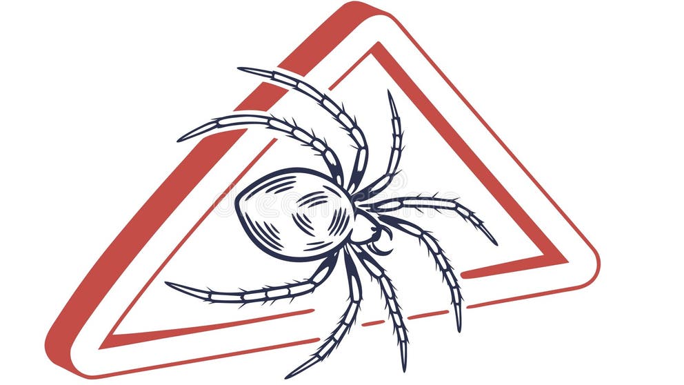 Venomous Spider Alert, Clear Hazard Warning, Vector Design Generative ...