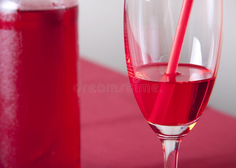 Red bottle and glass stock image. Image of elegant, alcoholic - 10560595