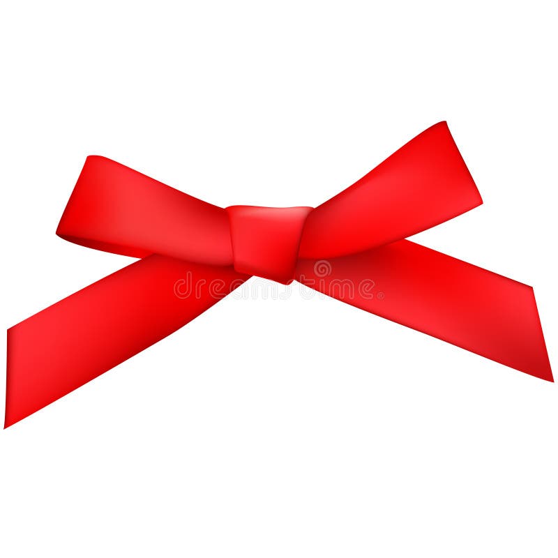 Red bow stock vector. Illustration of symbol, decoration - 10651232