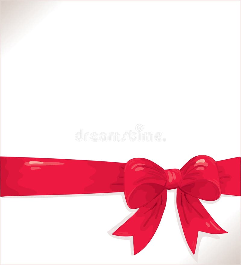 Certificate /diploma Template with Red Bow Stock Vector - Illustration ...