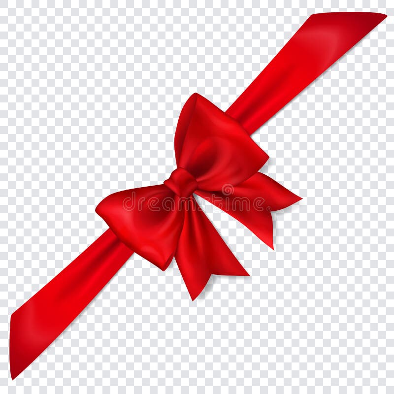 Diagonal Red Gift Bow Stock Illustrations – 154 Diagonal Red Gift Bow ...