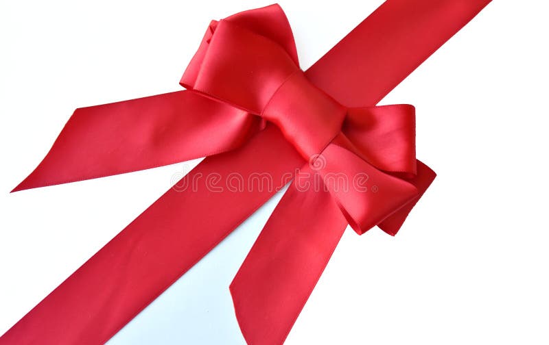 Holiday Gift Wrapping Ribbon and Bow Stock Image - Image of celebration ...