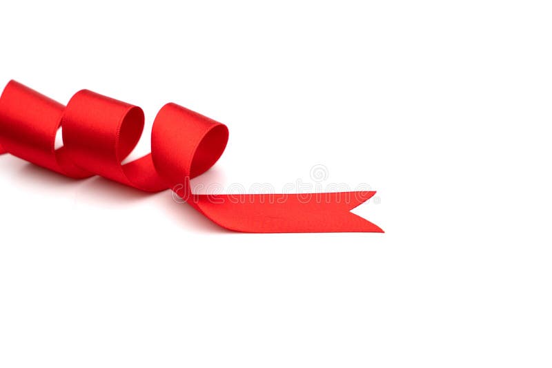 Red Bow Ribbon Satin Texture Stock Image - Image of present, ornament ...