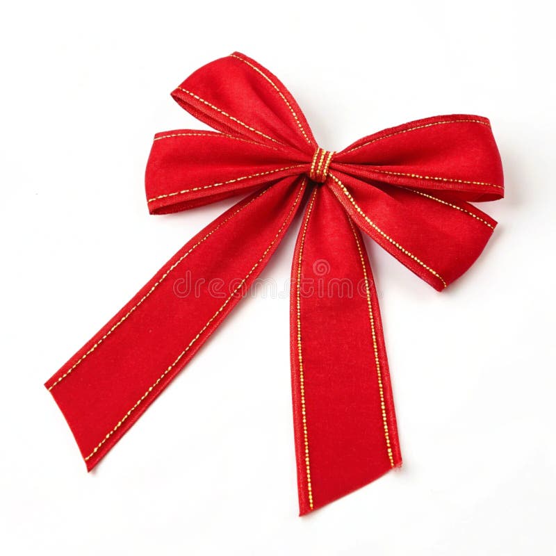 Red Bow Symbol Isolated on Transparent Background Stock Illustration ...