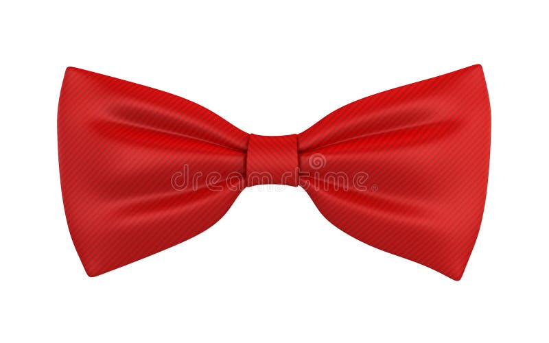 Red bow tie stock vector. Illustration of dandy, personal - 56699744