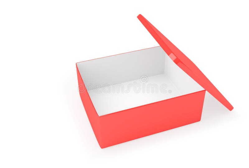 Red Open Box Rendered Stock Illustrations – 175 Red Open Box Rendered ...
