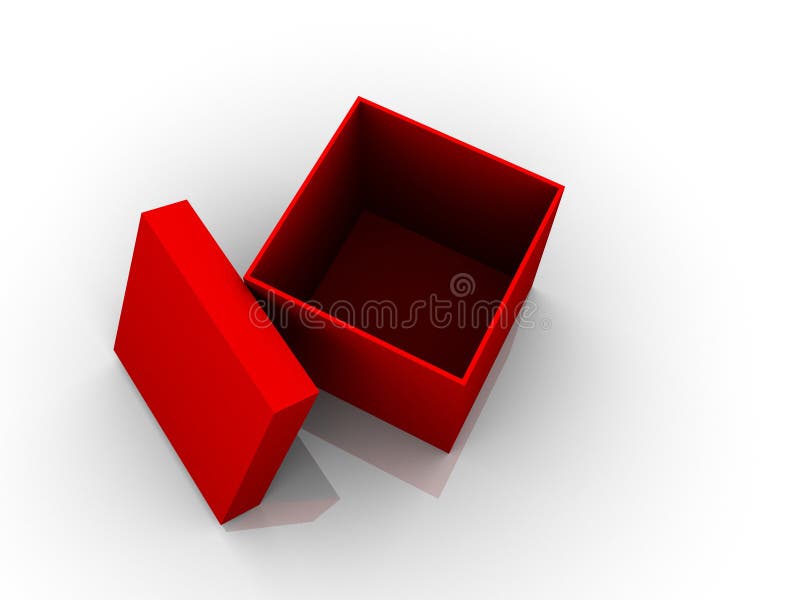 Japanese Food Box. Red Open Box for Noodle Stock Vector - Illustration ...