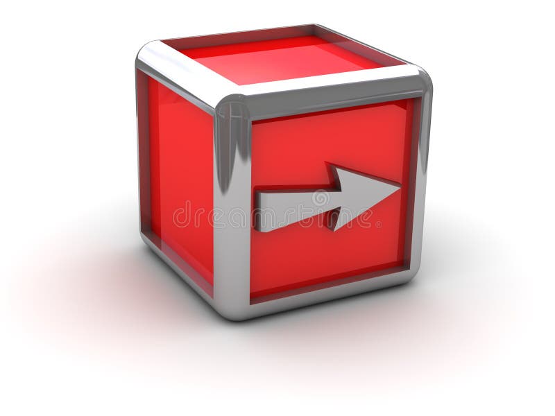 Red Arrow Pointing Right Stock Illustrations – 1,401 Red Arrow Pointing ...