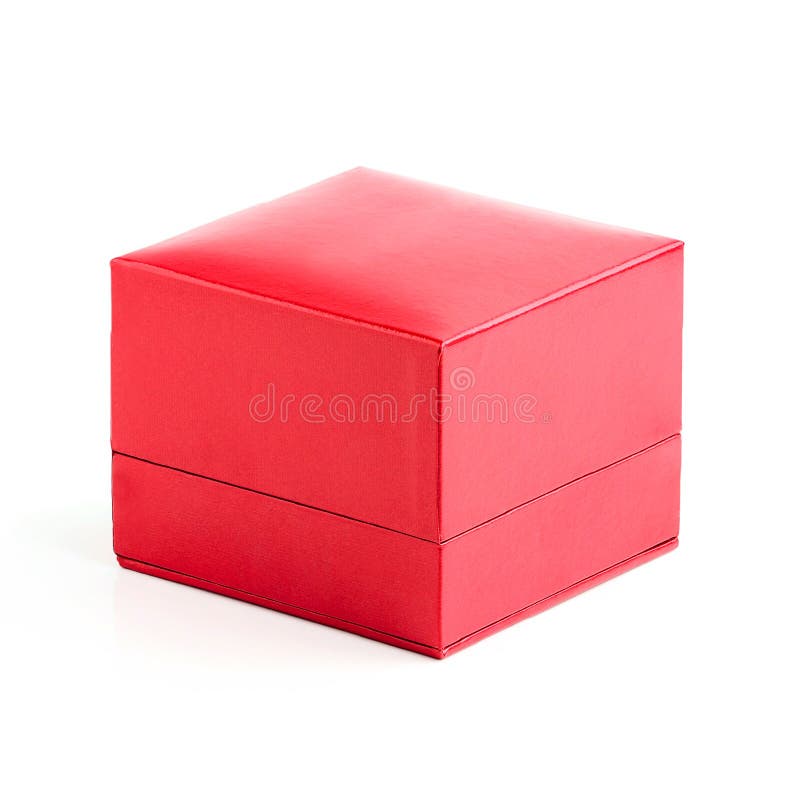 Red box closeup. stock image. Image of fashion, locker - 40341319